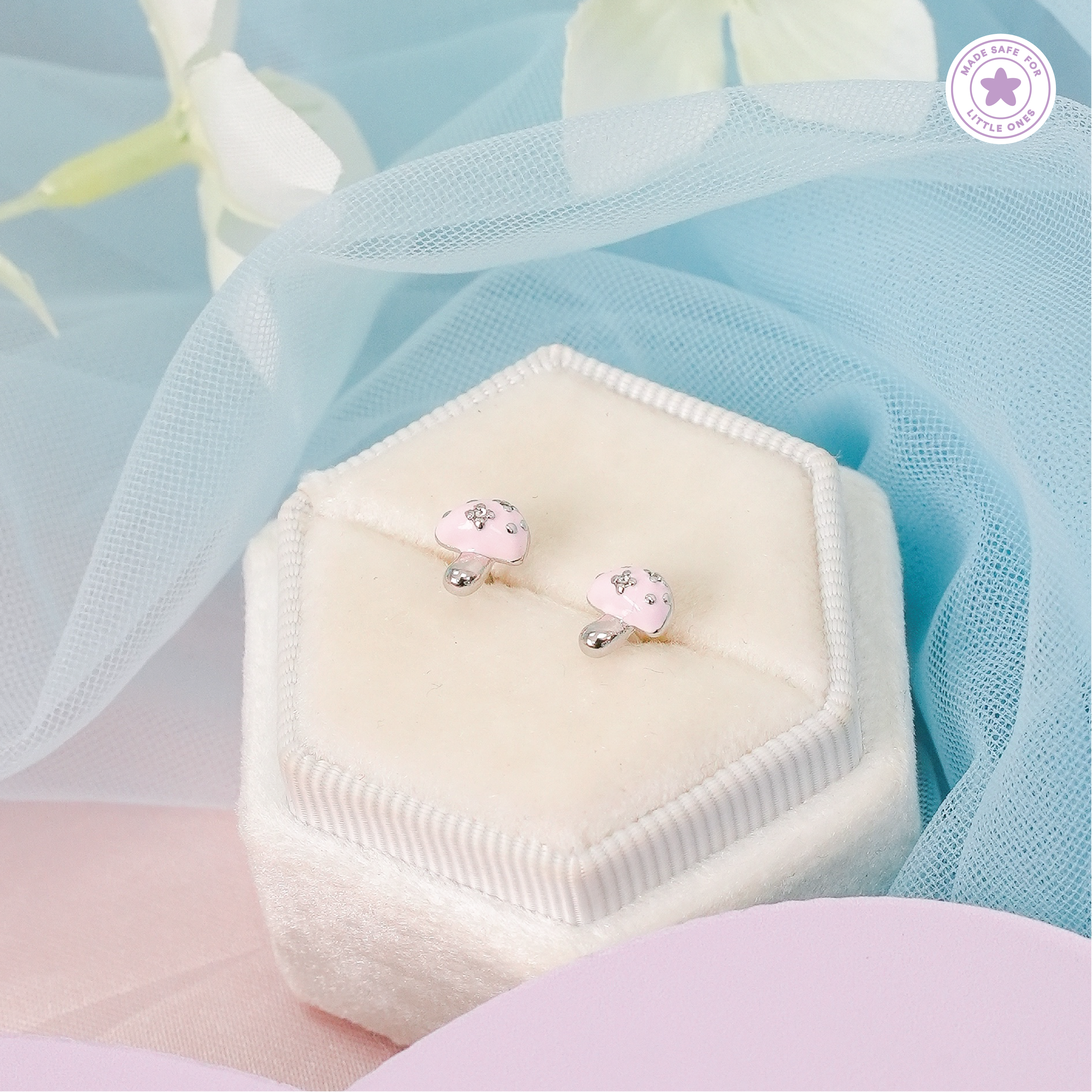 MAEVE MUSHROOM STUDS [KIDS] – The Starry Co
